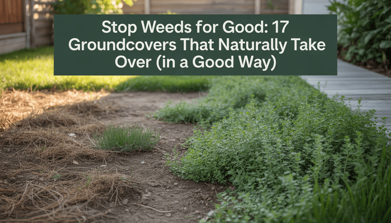 Stop Weeds for Good: 17 Groundcovers That Naturally Take Over (In a ...